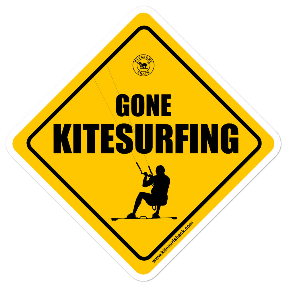 Gone Kitesurfing - Kitesurfing Sticker – Kitesurf Shack